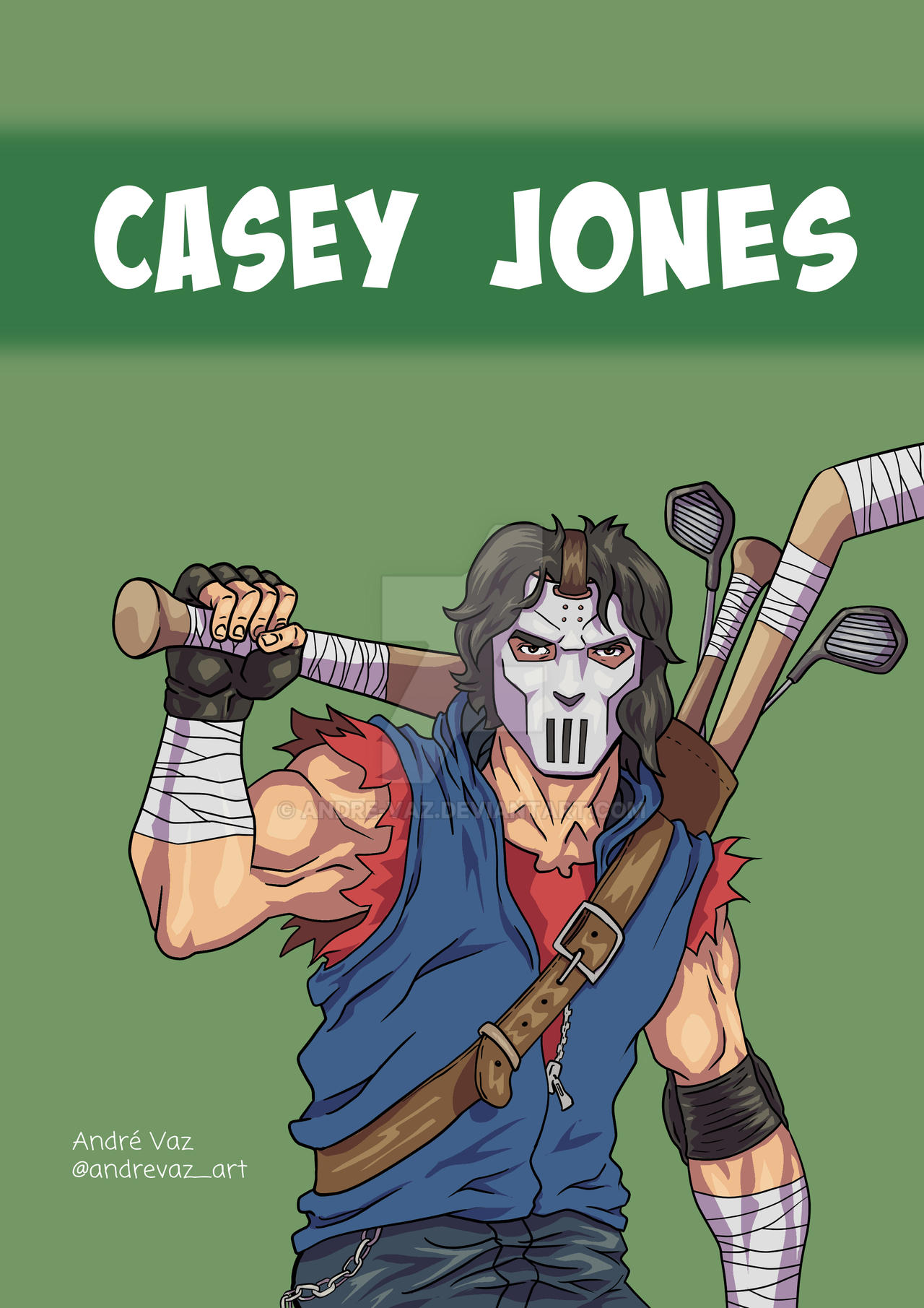 Casey Jones From Tmnt By Andre Vaz On Deviantart
