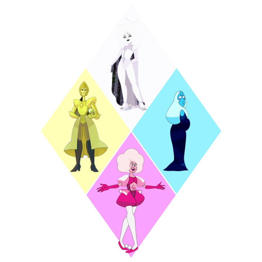 Steven Universe Diamonds By Cartoonsteven On Deviantart