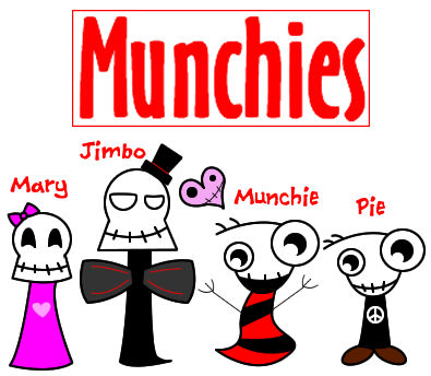 Munchie Characters by TheMadTeaParty on DeviantArt