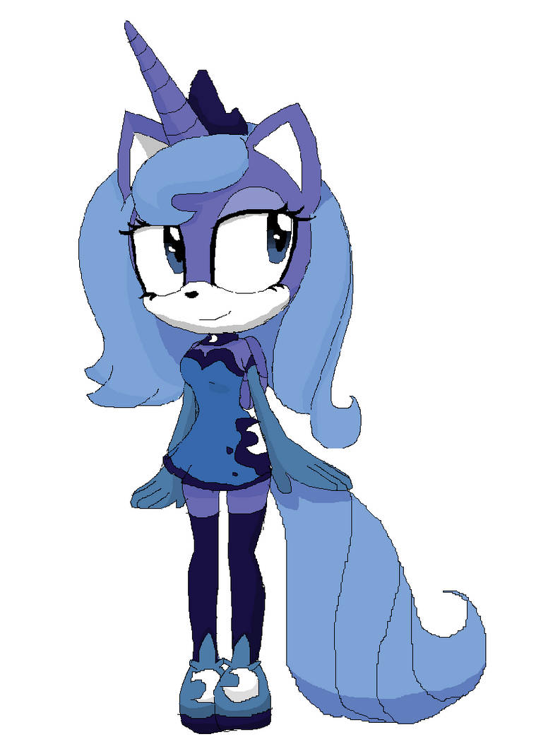 Princess Luna Mobian Form By Farfromrealityart On Deviantart