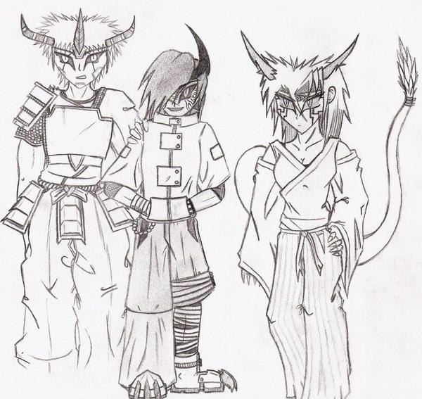 Demon Trio by MaldraHuijin on DeviantArt