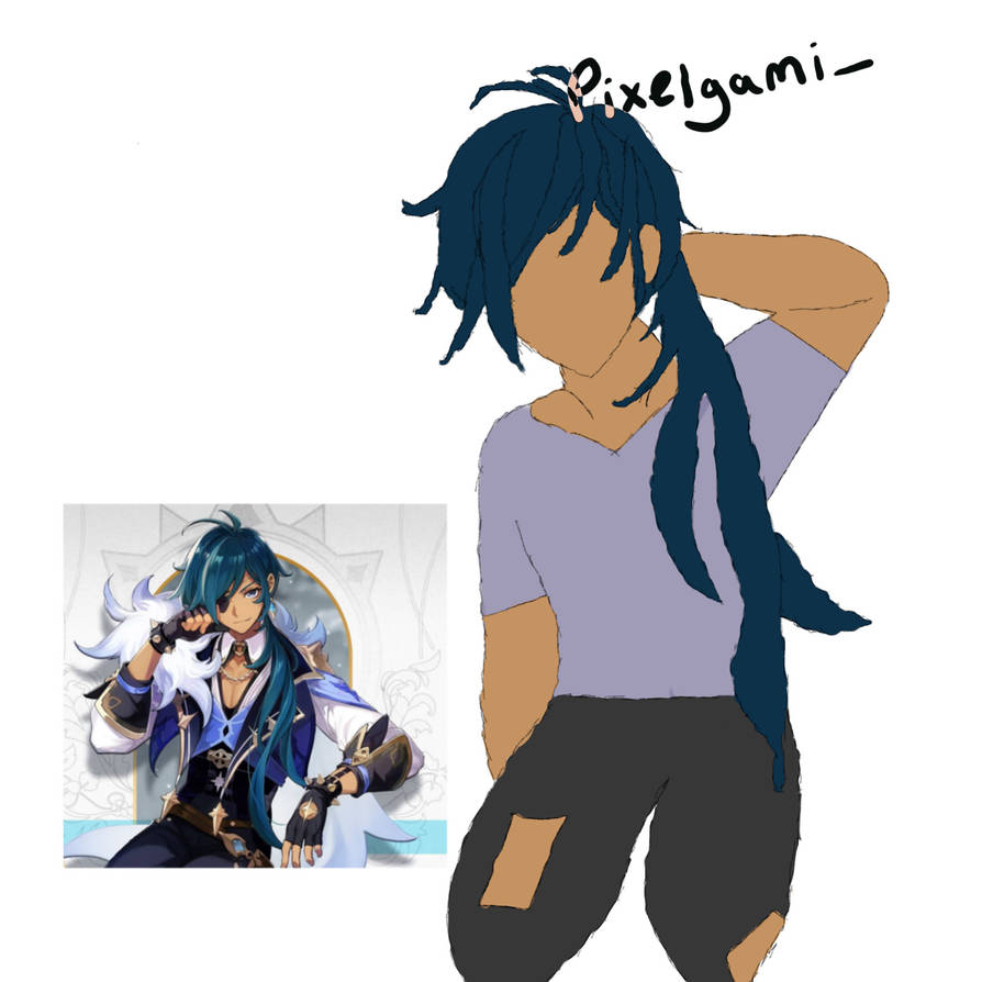 Kaeya Work In Progress By Pixelgami On Deviantart