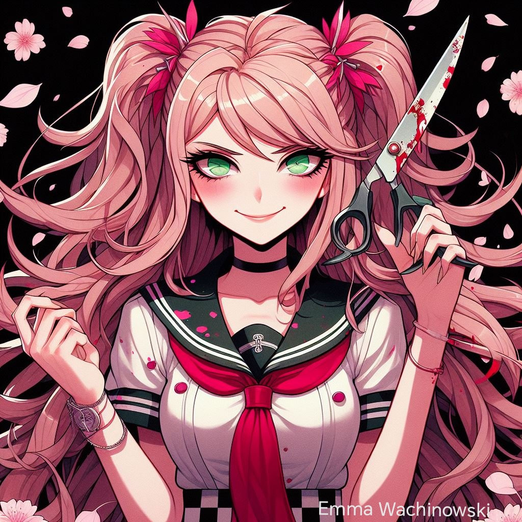 Danganronpa Yandere Enoshima Junko By Emma Wachi On Deviantart