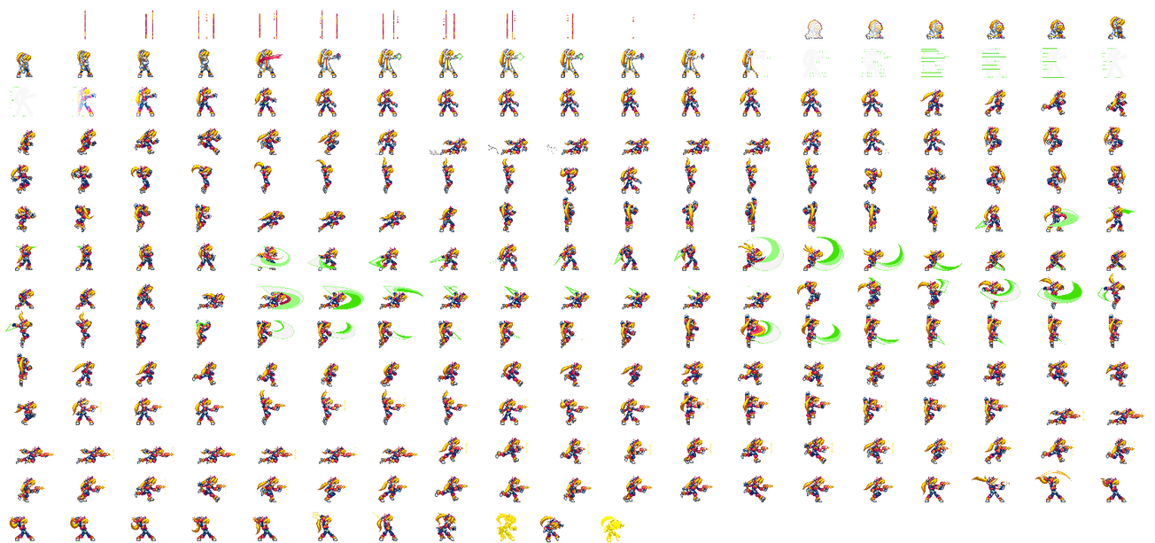 Megaman Ciel z sprite sheet by bryanzerou on DeviantArt Megaman Ciel z sprite sheet by bryanzerou on DeviantArt