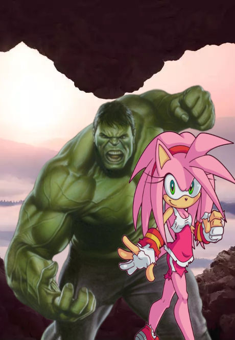 Hulk X Amy Rose Boom By Rsuam1 On Deviantart