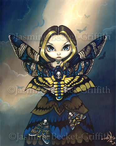 Moth Queen:Acherontia Atropos by jasminetoad on DeviantArt