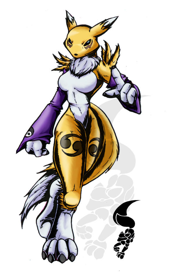 Renamon Colored By Arta On Deviantart