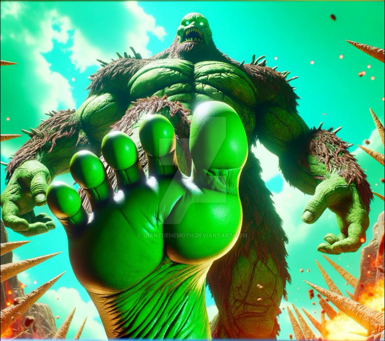 Giant Pov Stomp By Giantbehemoth On Deviantart