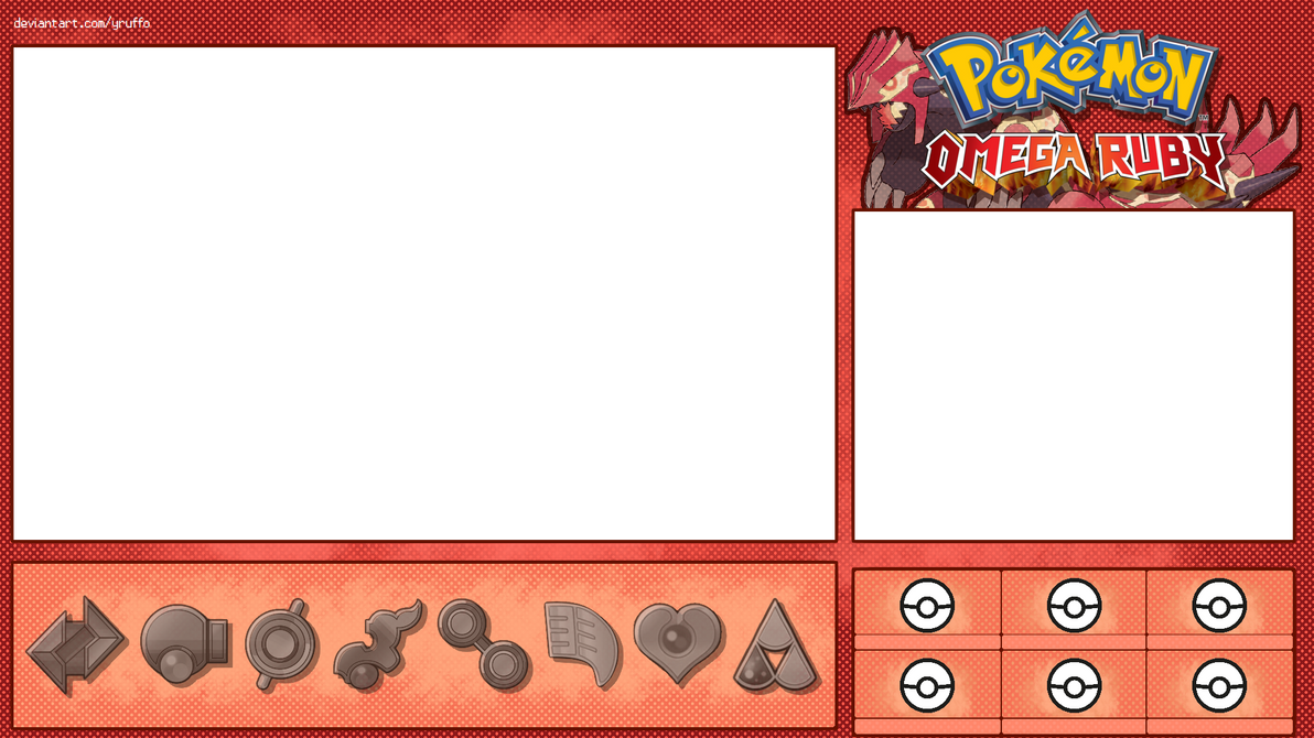 Pokemon Omega Ruby stream layout by yRuffo on DeviantArt Pokemon Omega Ruby stream layout by yRuffo on DeviantArt