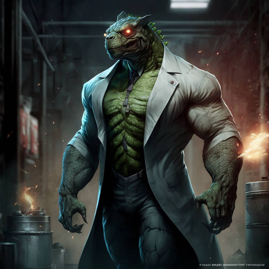 Marvel Lizard In A Lab Coat By Utauradon On Deviantart