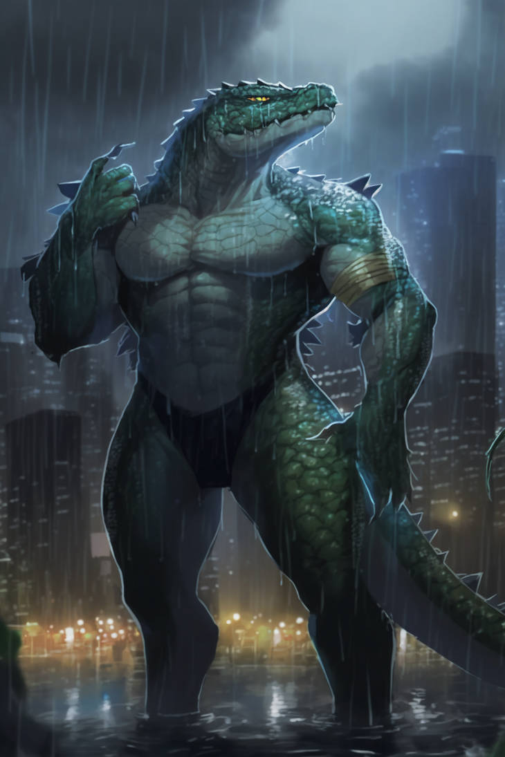 Anthro Croc Ar 23 Niji By Utauradon On Deviantart