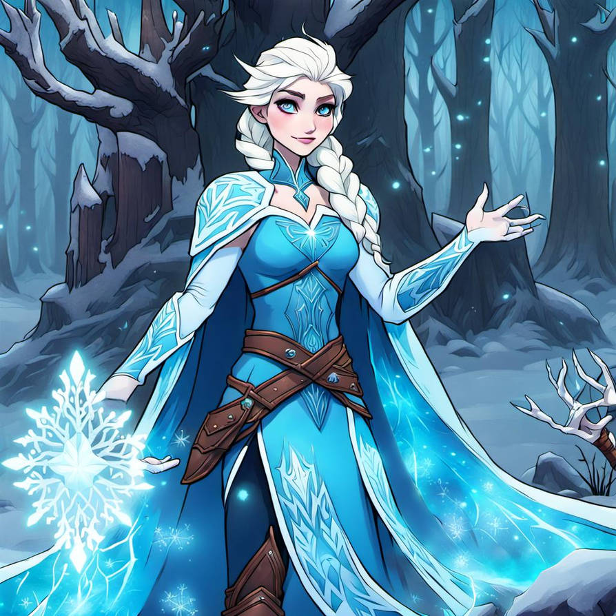 Frozen Spring With A Ice Goddess By Ironravenfox On Deviantart