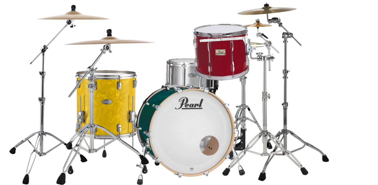 Pearl Drum Set By Pattylarosa On Deviantart