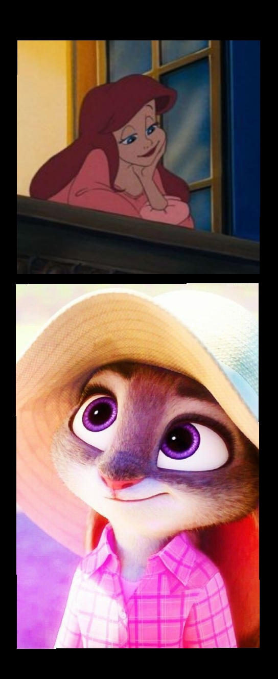 Ariel Is Watching Judy Hopps By Carlosuriel13 On Deviantart