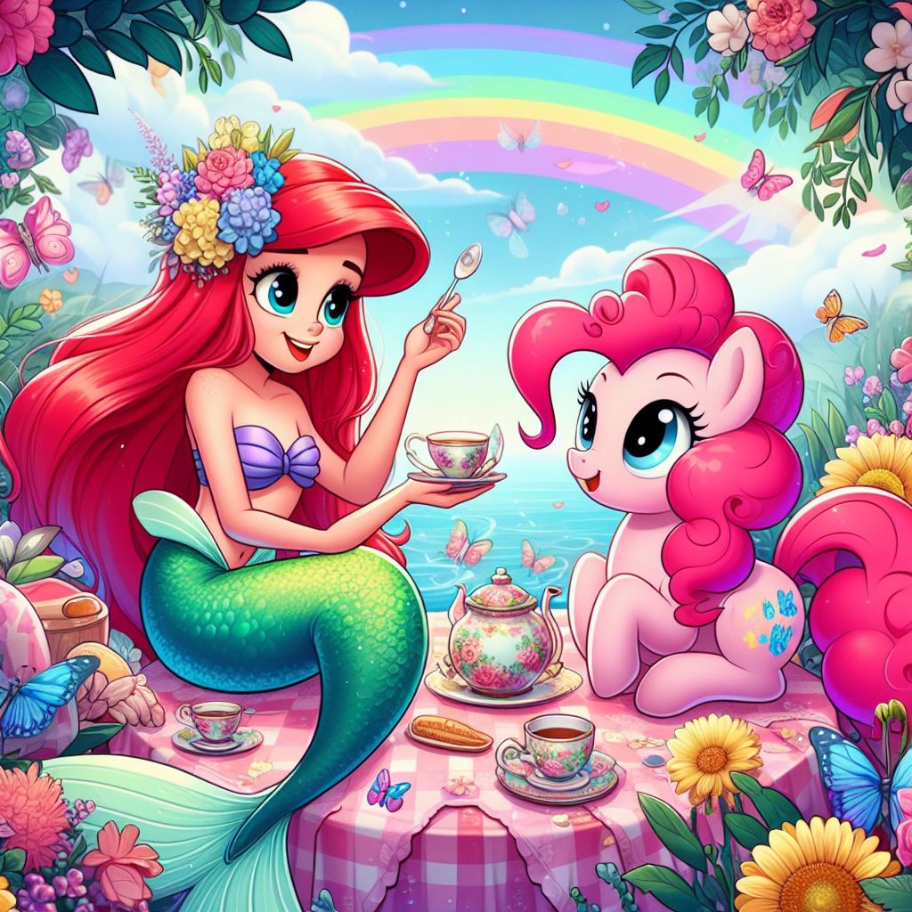 Ariel And Pinkie Pie By Carlosuriel13 On Deviantart