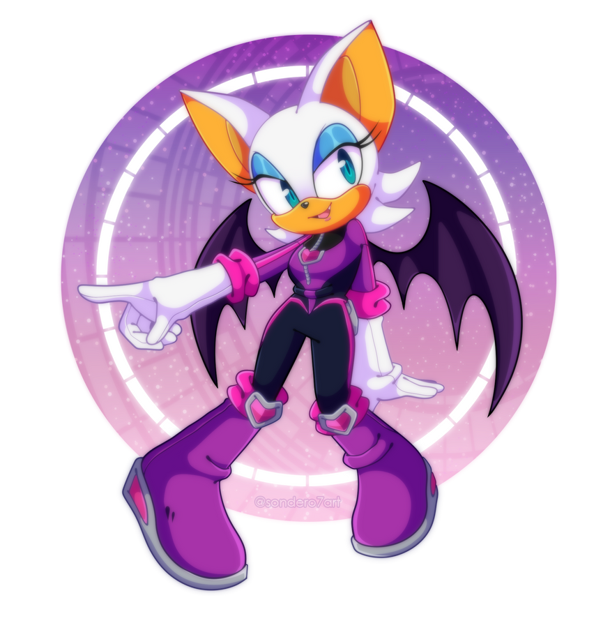 Sonic Prime Rouge By Sondero 7 On Deviantart