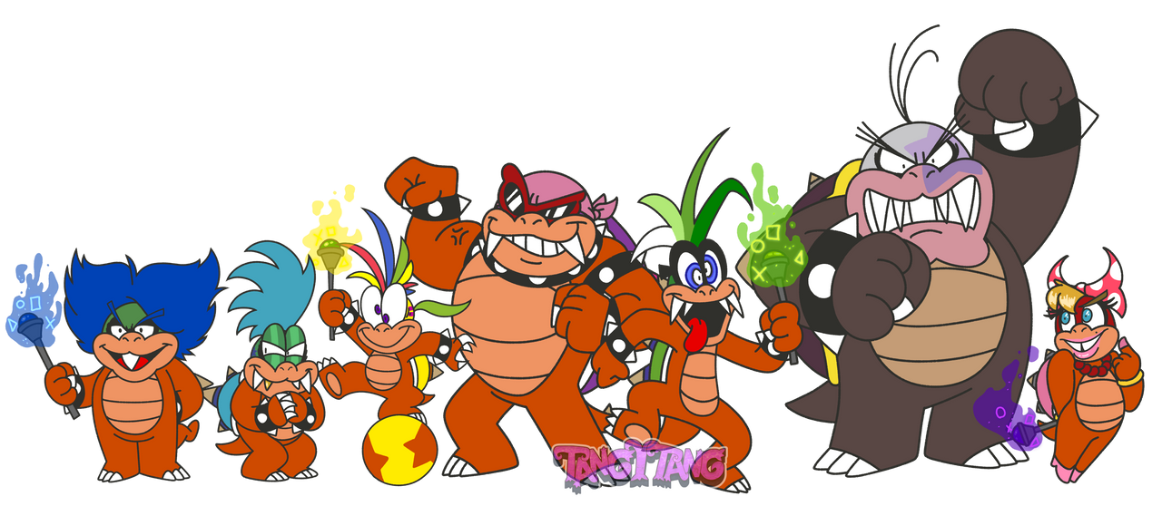 The Seven Koopalings By Tangytang94 On Deviantart