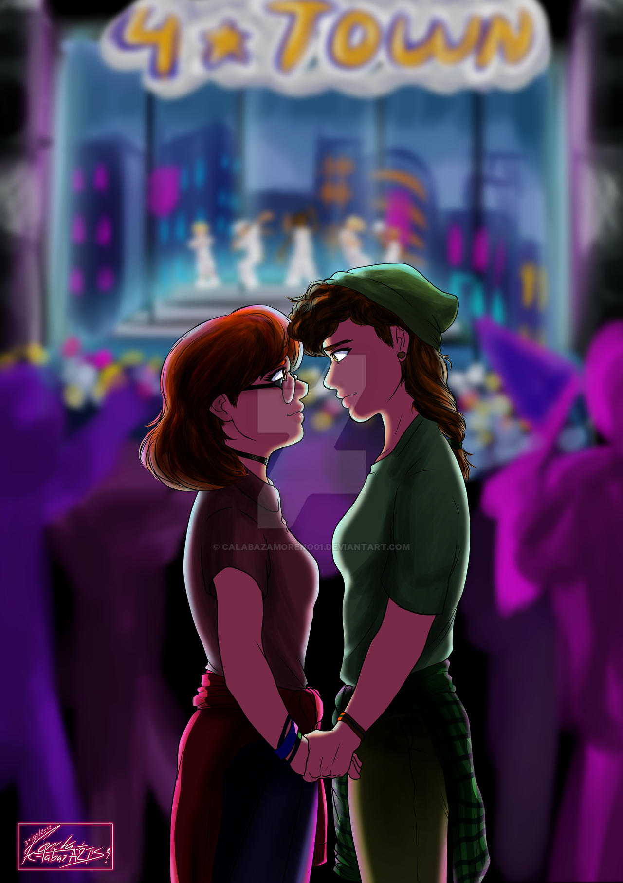 Mei And Miriam Love At Concert By Calabazamoreno01 On Deviantart