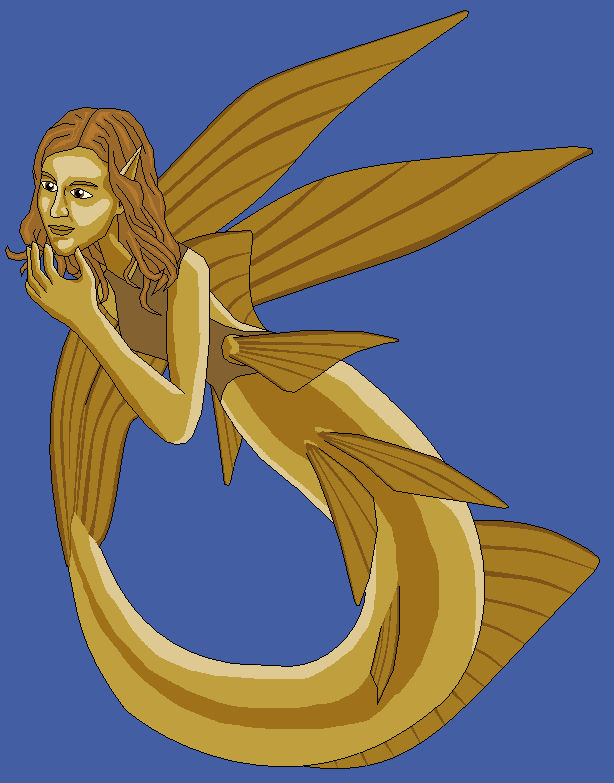 Goldfish Mermaid by Neemers on DeviantArt