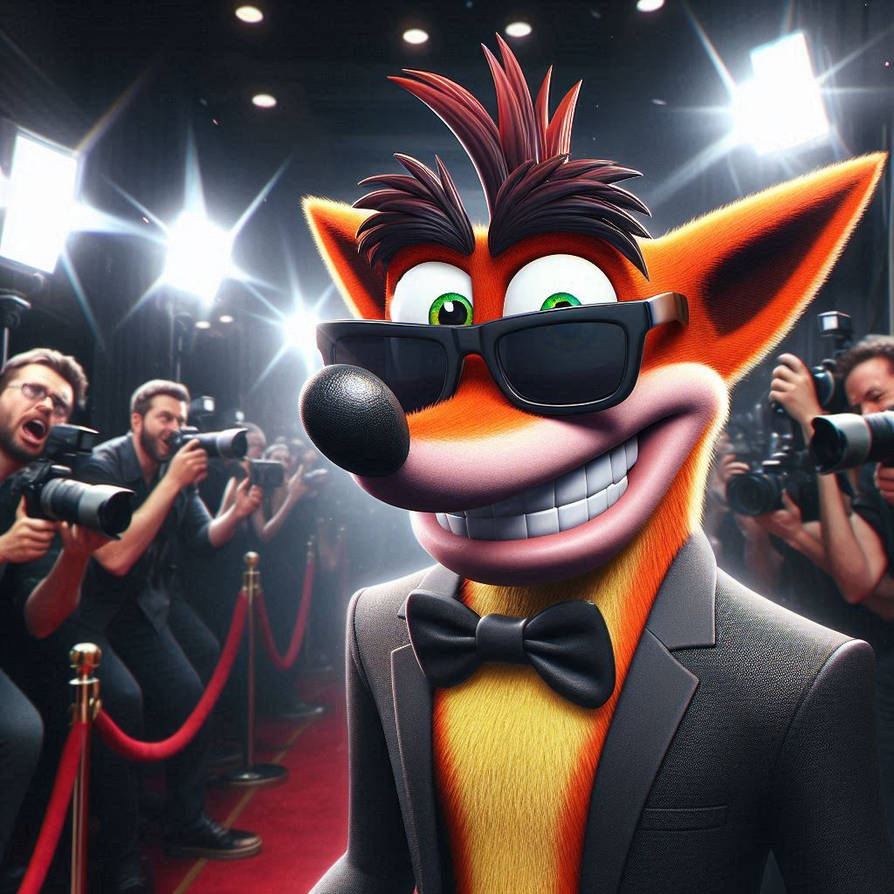 Crash Bandicoot Hollywood Star By Gumbit On Deviantart