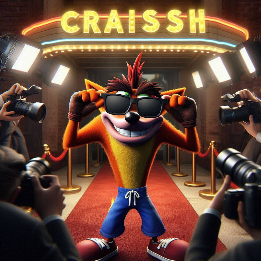 Crash Bandicoot Hollywood Star By Gumbit On Deviantart