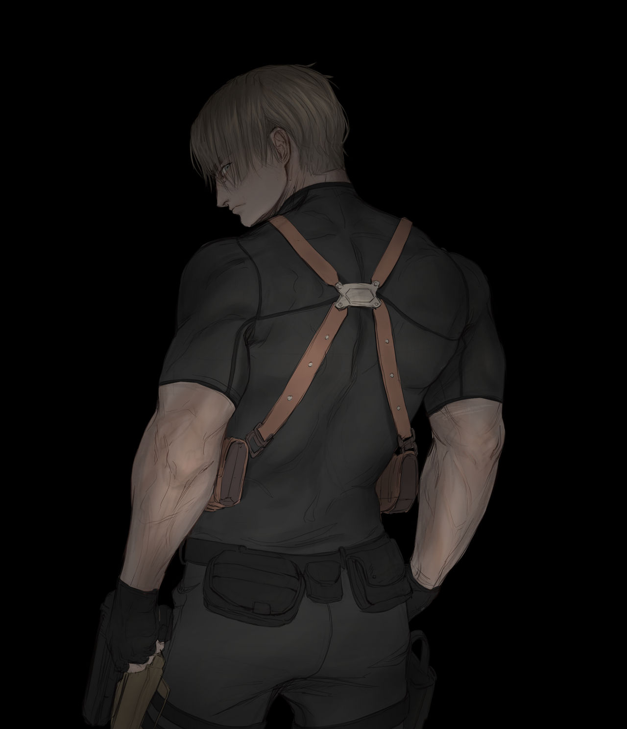 Leon S Kennedy Resident Evil Fanart By Wolfiexarts On Deviantart