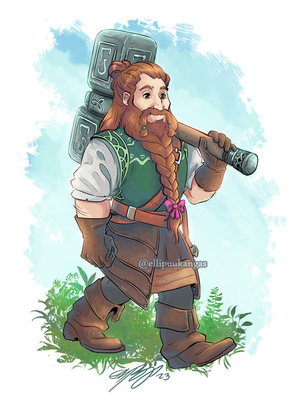 Dwarf Commission By ElliPuukangas On DeviantArt dwarf-commission-by-ellipuukangas-on-deviantart