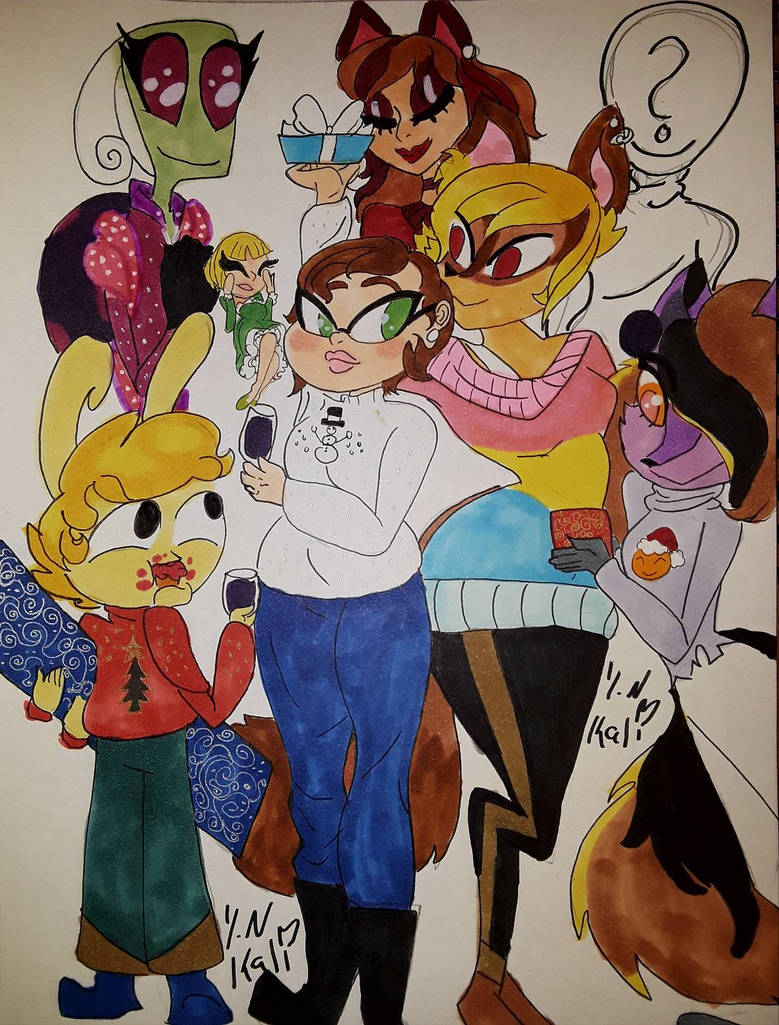 Happy Holidays To My Friends By Kaliko08 On Deviantart