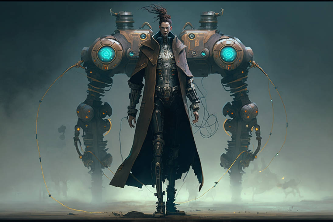 The Galactic Enforcer A Cybernetic Intel Mecha By Enzoai On Deviantart