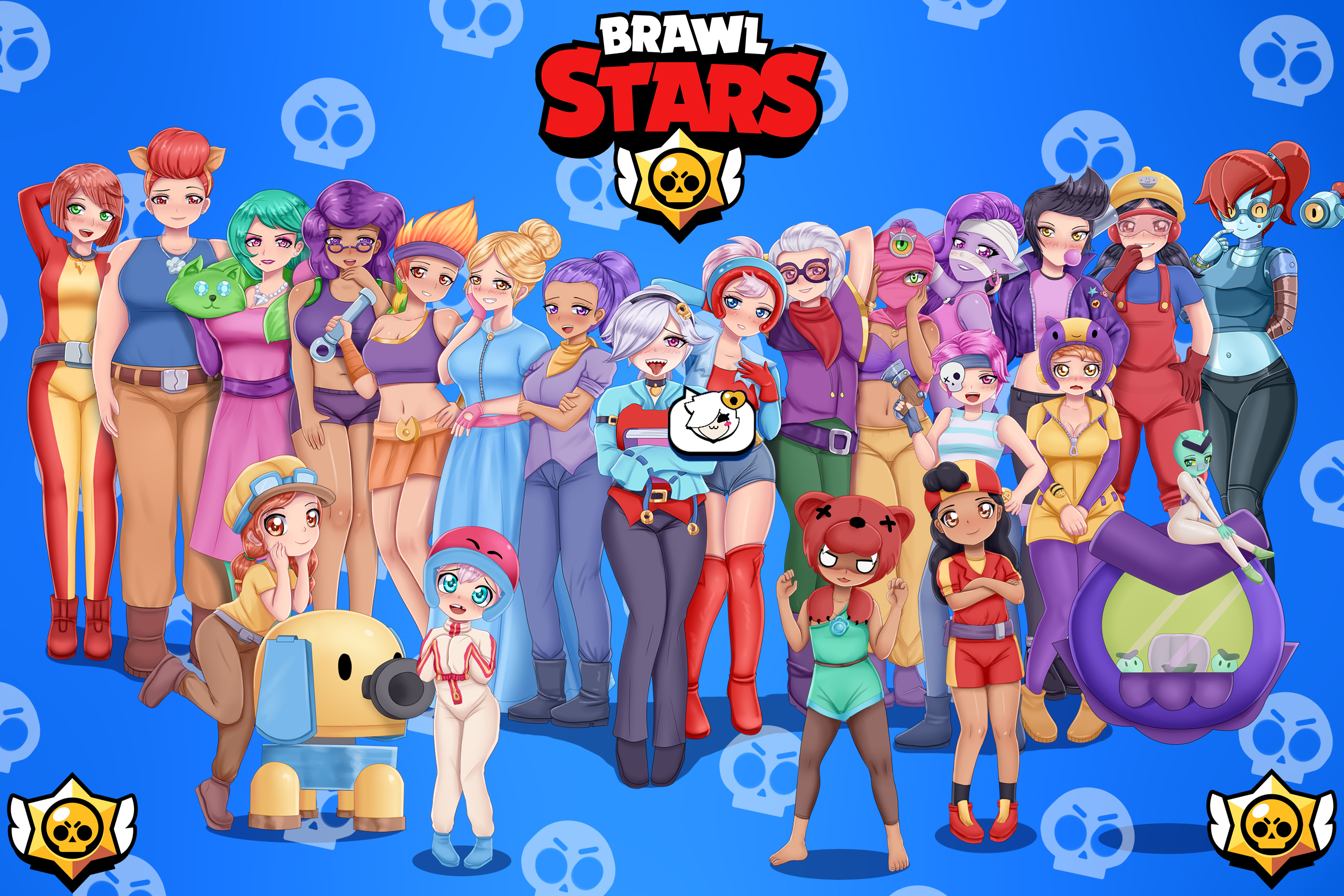 Brawlstars Female Characters September2022 By Focusb On Deviantart