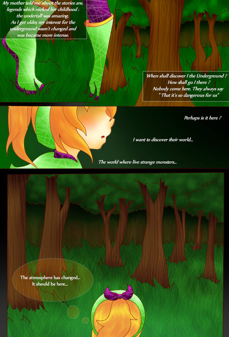 My Undertale Story Page 1 Bad English By Leiamanga On Deviantart