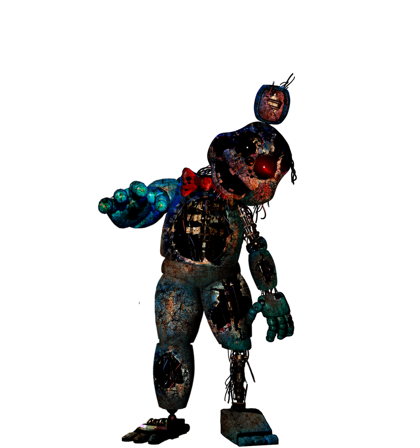 Commission4 Fnaf Withered Withered Toy Bonnie By Christian2099 On Deviantart