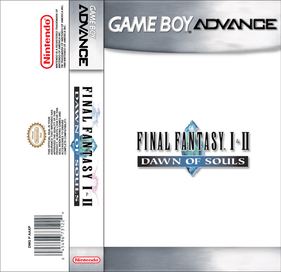 Final Fantasy I Ii Dawn Of Souls Cassette Cover By Trutown On Deviantart