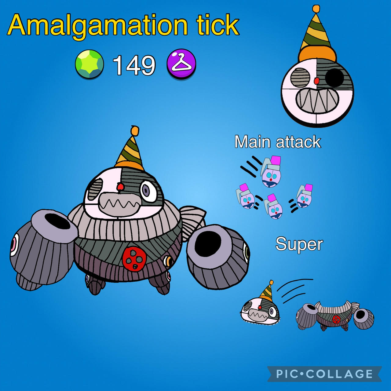 Custom Brawl Stars Skin Amalgamation Tick By Gumballrules2021 On Deviantart