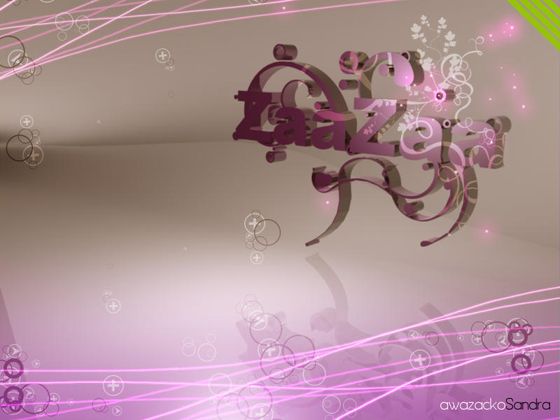 ZaaZaa 3D wallpaper by awazakito on DeviantArt