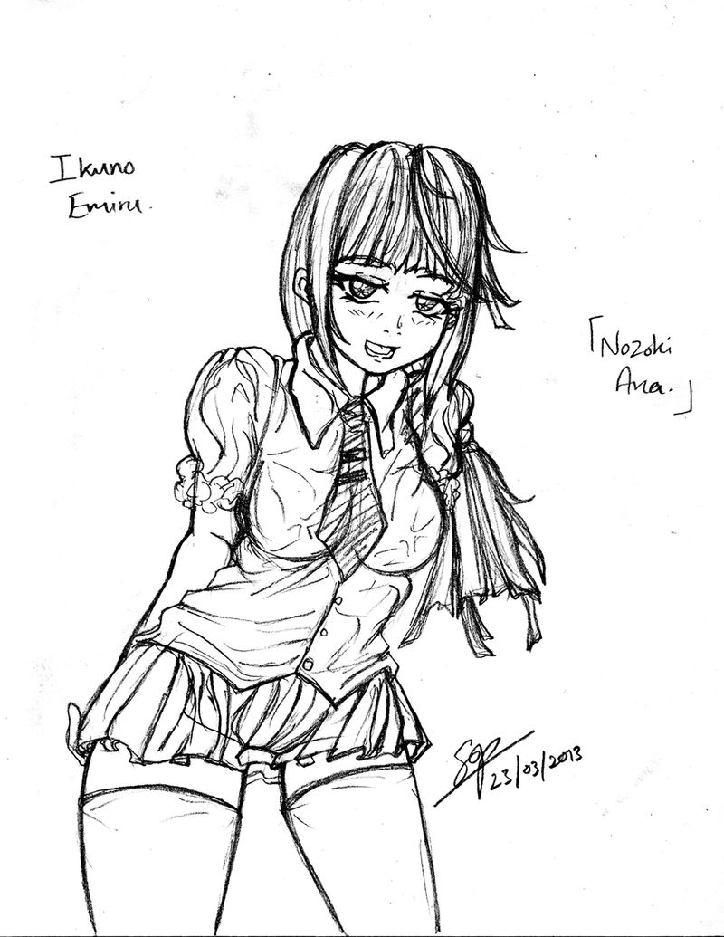 Ikuno Emiru Sketch By Sop Sama On Deviantart