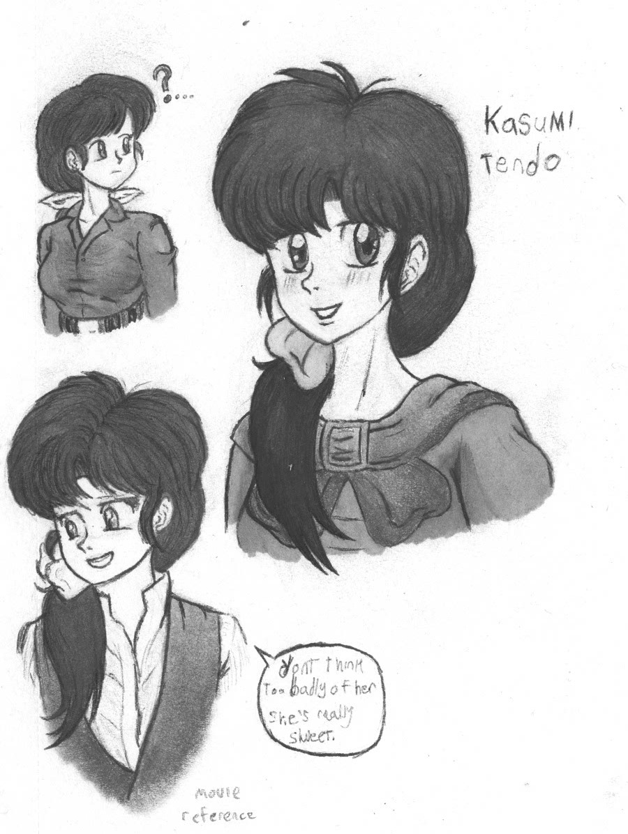 Kasumi Tendo Sketch By Redrangerki On Deviantart