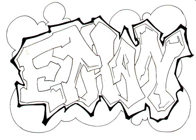 Ethan Graffiti Line work by Bigdowser on DeviantArt