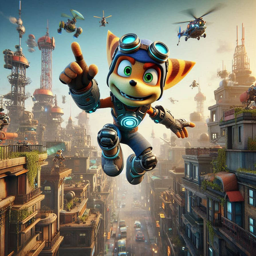 Ratchetandclank Jump By Kurthds On Deviantart