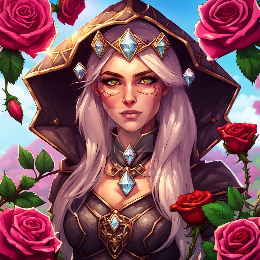 Diamonds On Roses By Blackroselover On Deviantart
