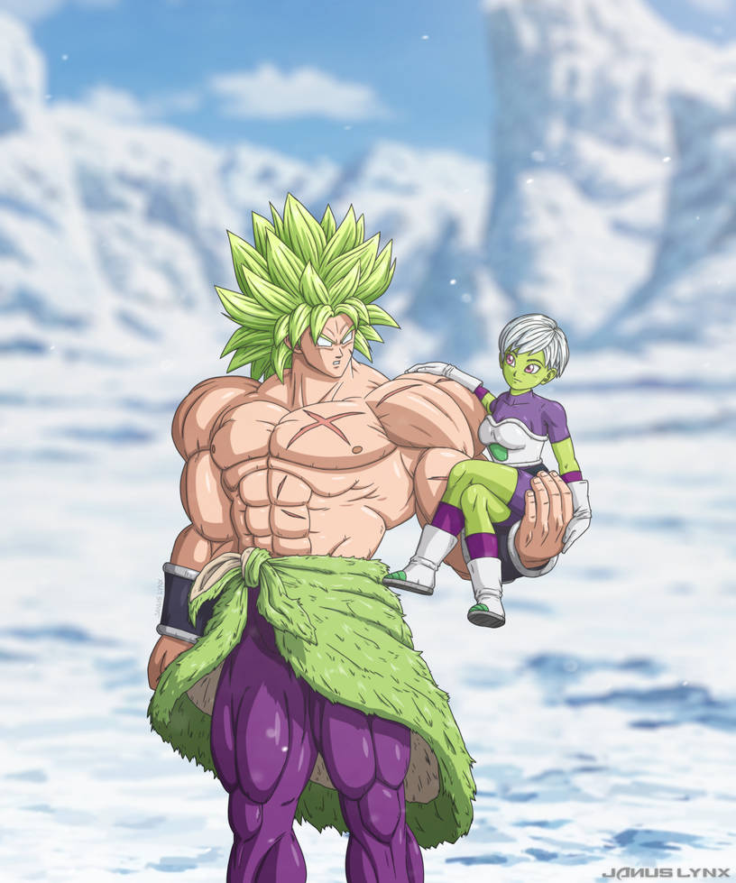 Broly And Cheelai By Janus Lynx On Deviantart