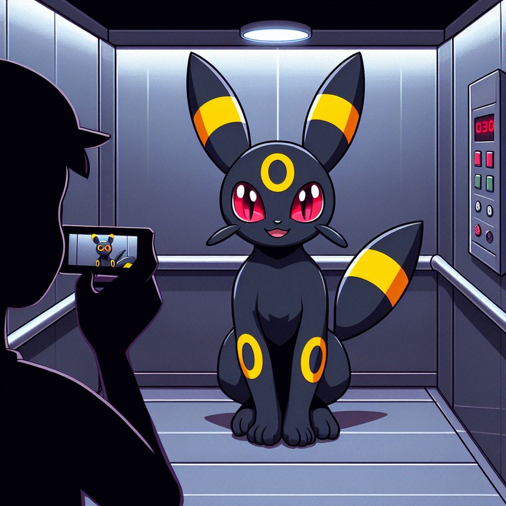 Ai Umbreon In Elevator By Bigstrongbear89 On Deviantart