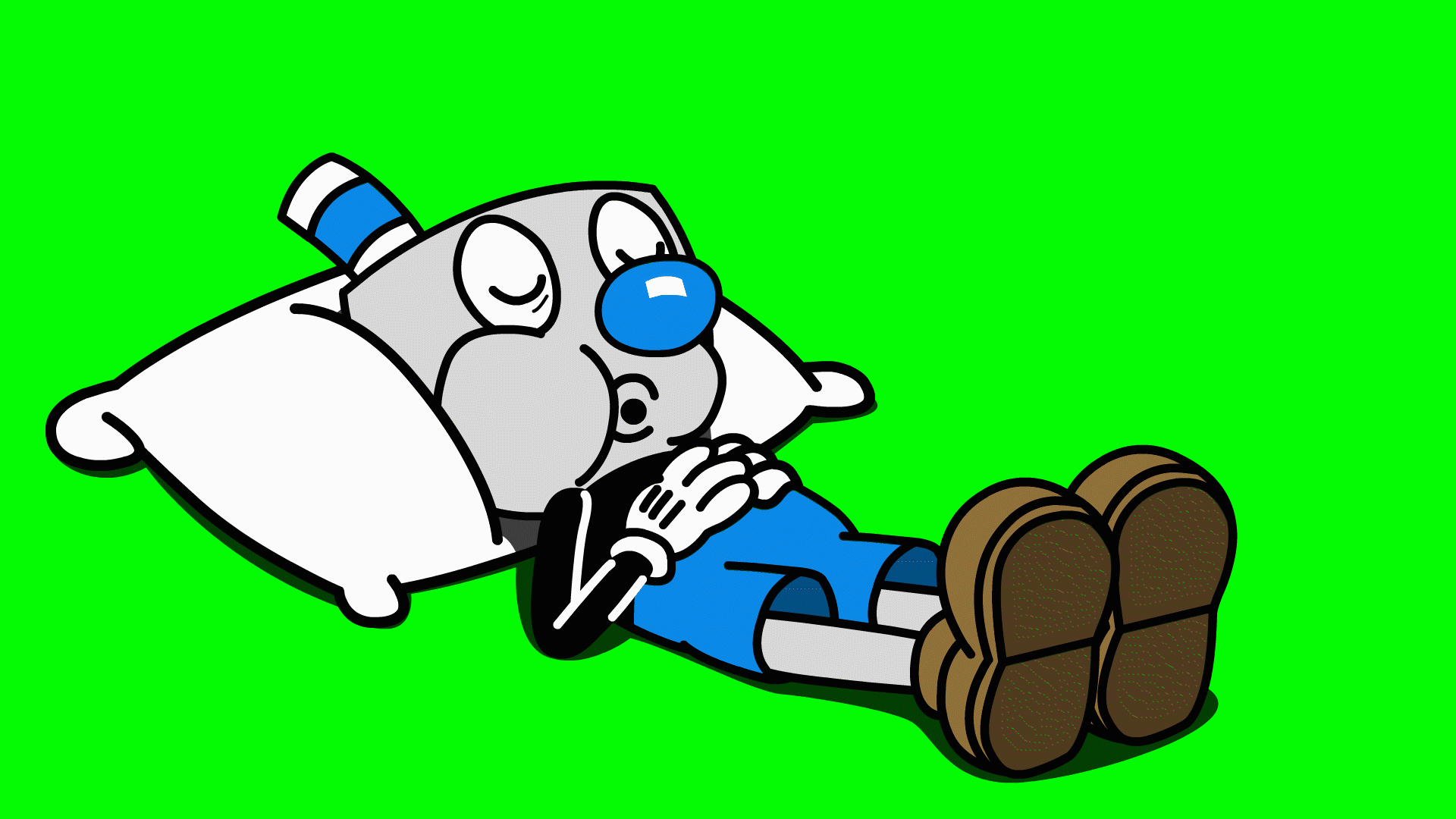 Sleeping Mugman On A Pillow With Shadow By Berryviolet On Deviantart