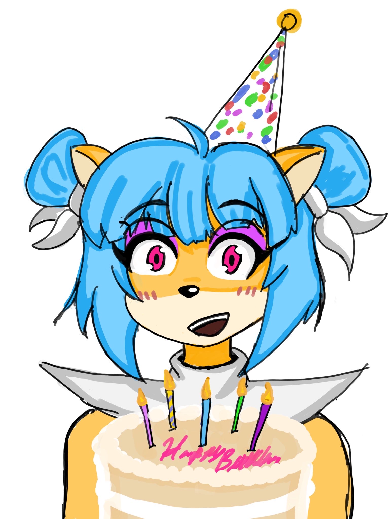 Megumi Bandicoot Happy Birthday Cake By 96933776 On Deviantart