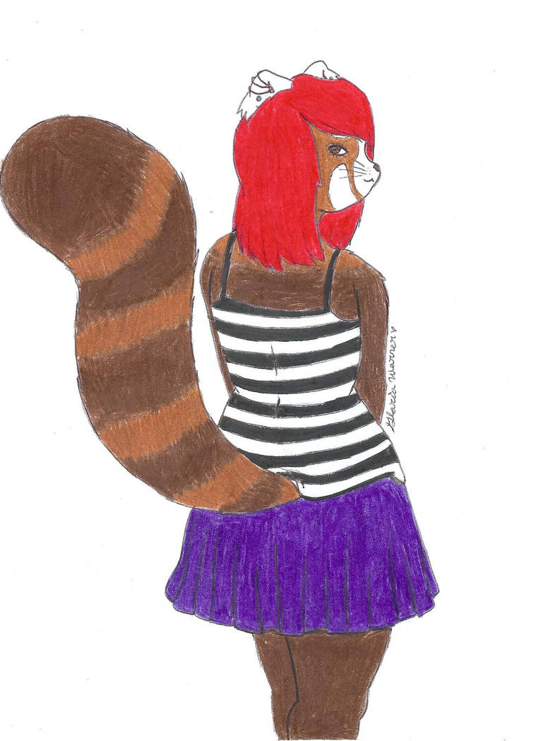 Red Panda Furry By Icoloroutofthelines On Deviantart