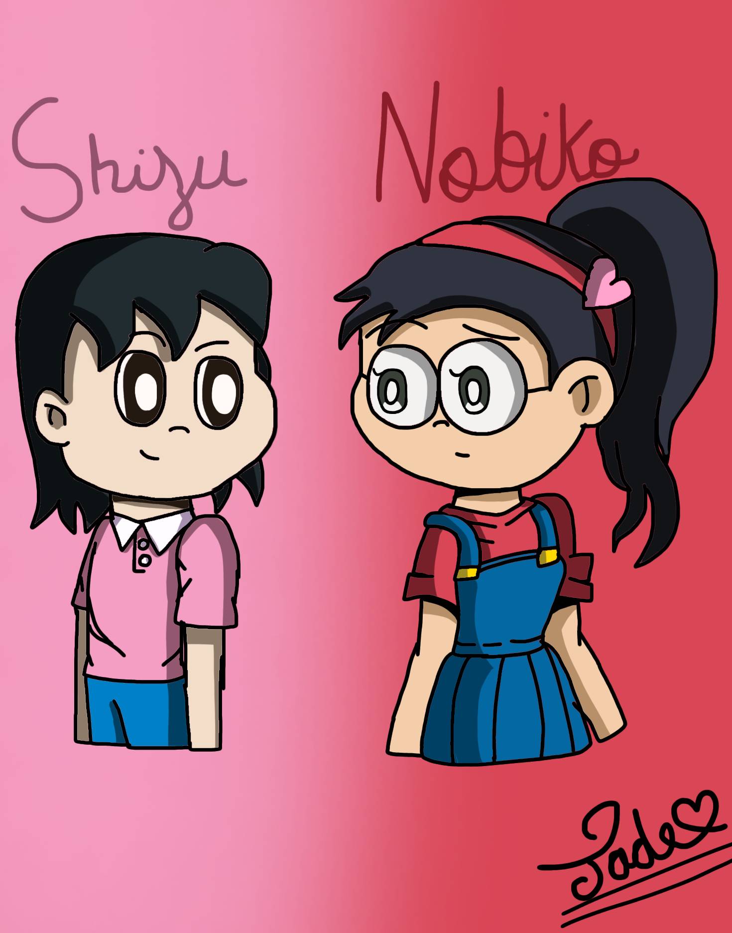Nobiko Y Shizu By Jadegamer14 On Deviantart