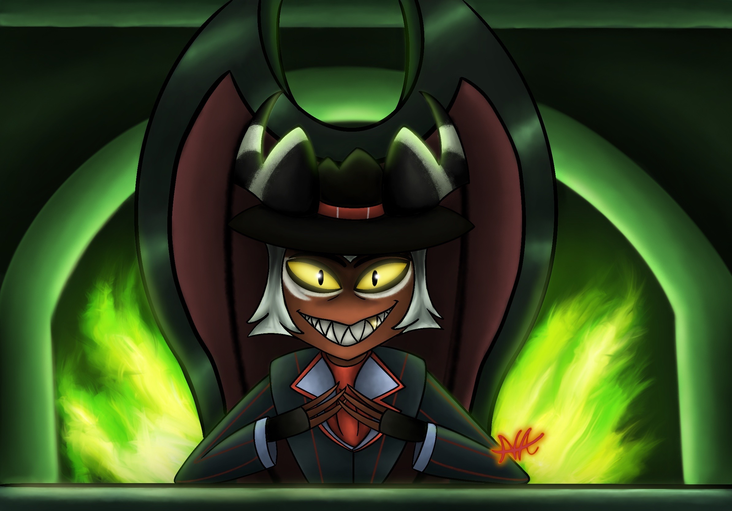 Crimson Helluva Boss By Ninas Arts On Deviantart