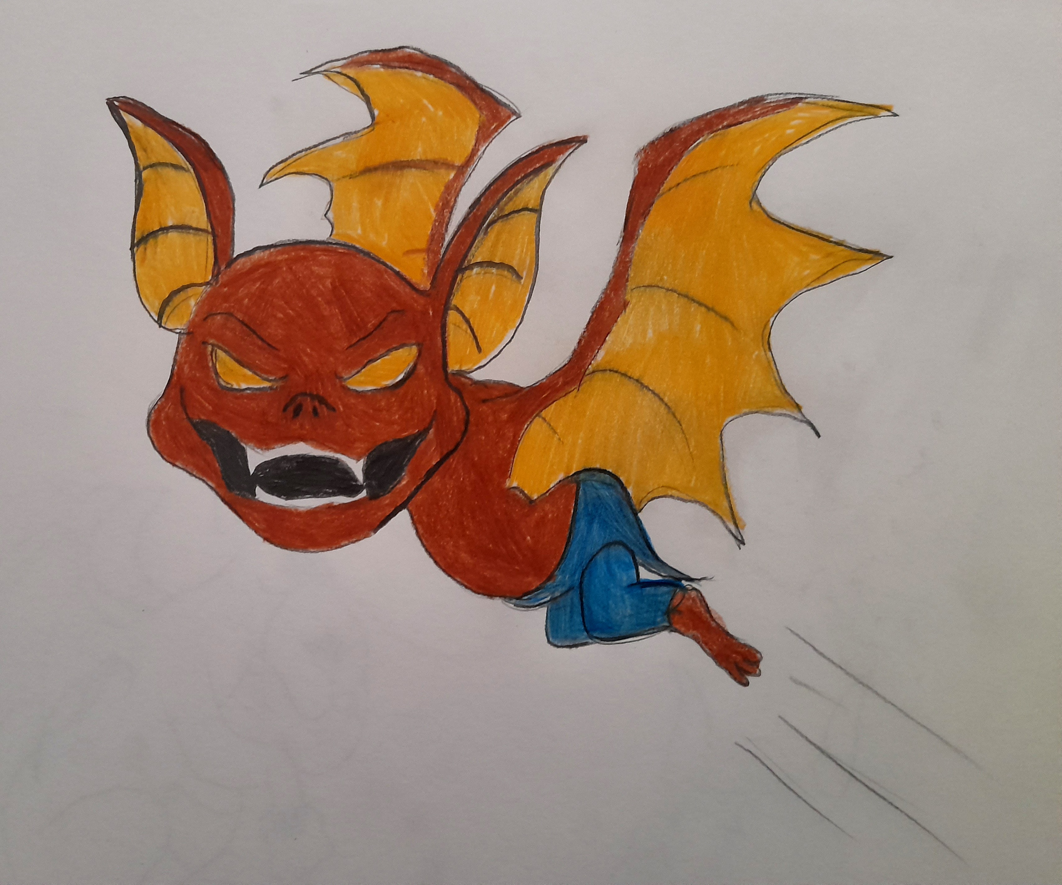 Manbat Out For A Fly By Megmorphjokerfan22 On Deviantart