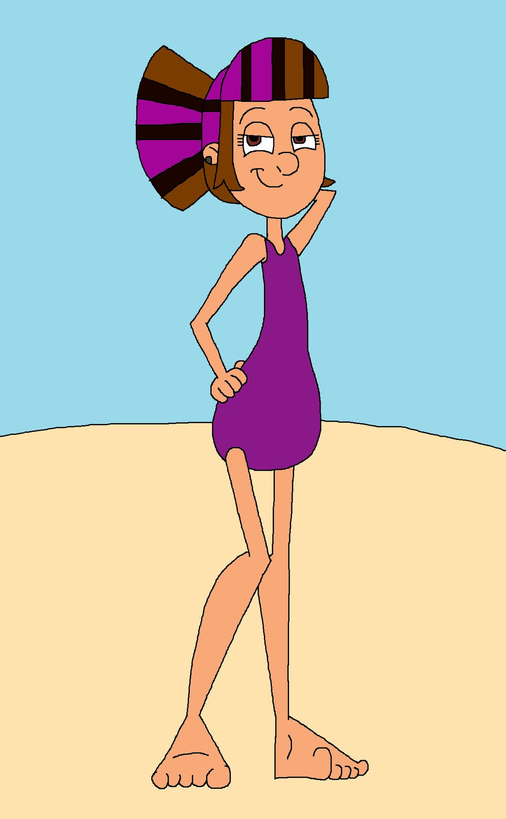 Seductive Gabi On The Beach By Hunterxcolleen On Deviantart