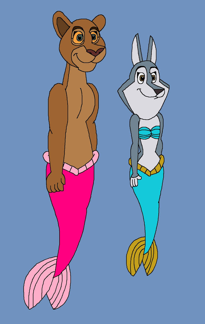 Furry Mermaid Lineup 1 By Hunterxcolleen On Deviantart